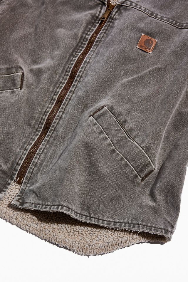 Vintage Carhartt Grey Work Vest | Urban Outfitters