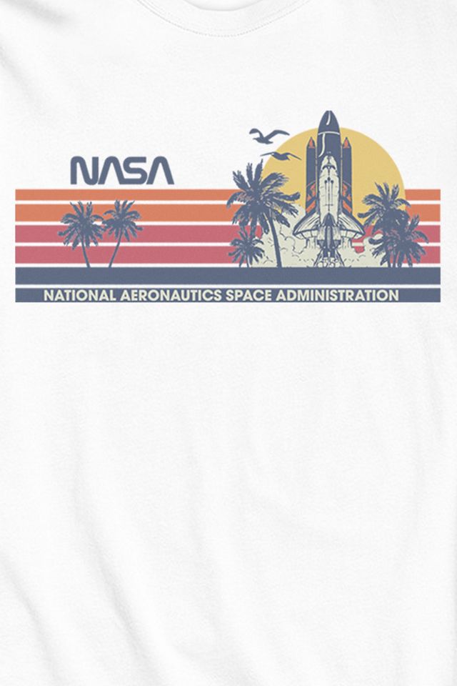 NASA Rocket Launch Stripe Long Sleeve Tee | Urban Outfitters
