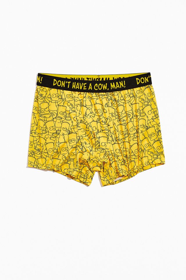 The Simpsons Bart Outline Boxer Brief | Urban Outfitters