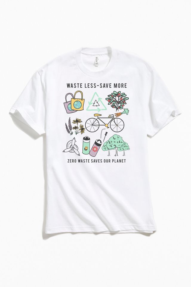 Waste Less Save More Recycle Tee | Urban Outfitters