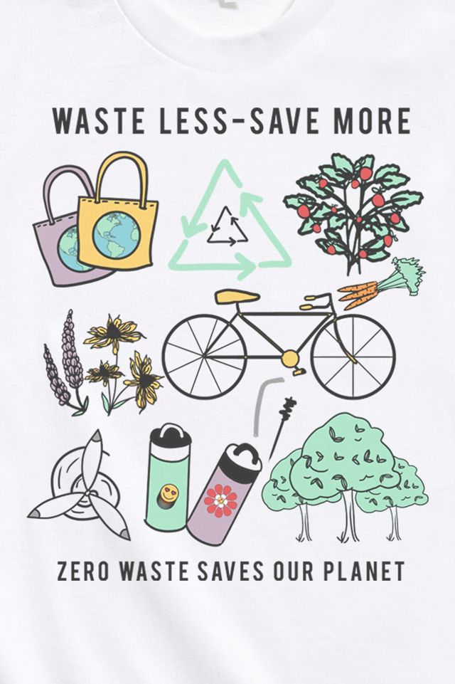 Waste Less Save More Recycle Tee | Urban Outfitters