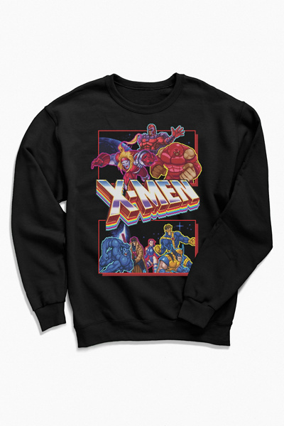 X-Men Retro Video Game Crew Neck Sweatshirt | Urban Outfitters