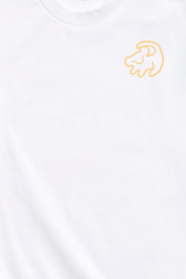 The Lion King Simba Shape Tee | Urban Outfitters