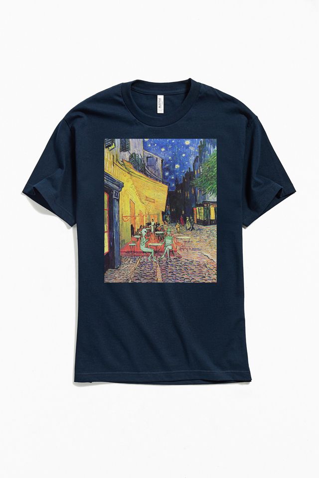 Aliens In Paris Starry Night Tee | Urban Outfitters