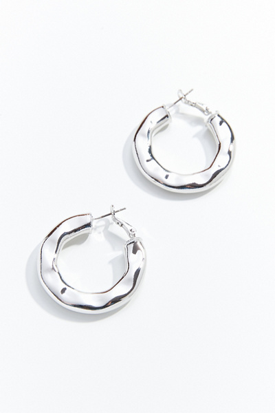 Lua Organic Hoop Earring | Urban Outfitters