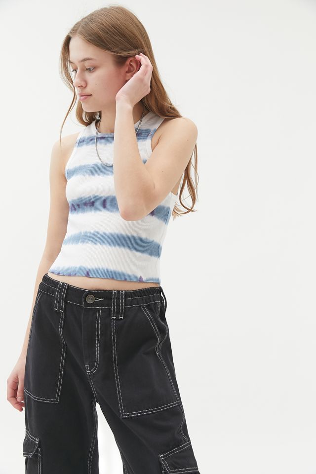 UO Tie-Dye Ribbed Tank Top | Urban Outfitters