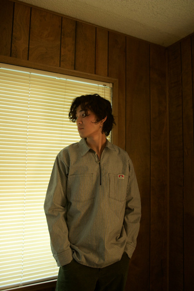 Ben Davis Half-Zip Long Sleeve Shirt | Urban Outfitters