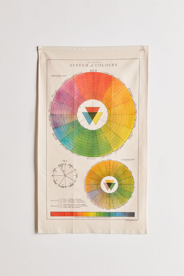 Color Wheel Flag Tapestry | Urban Outfitters