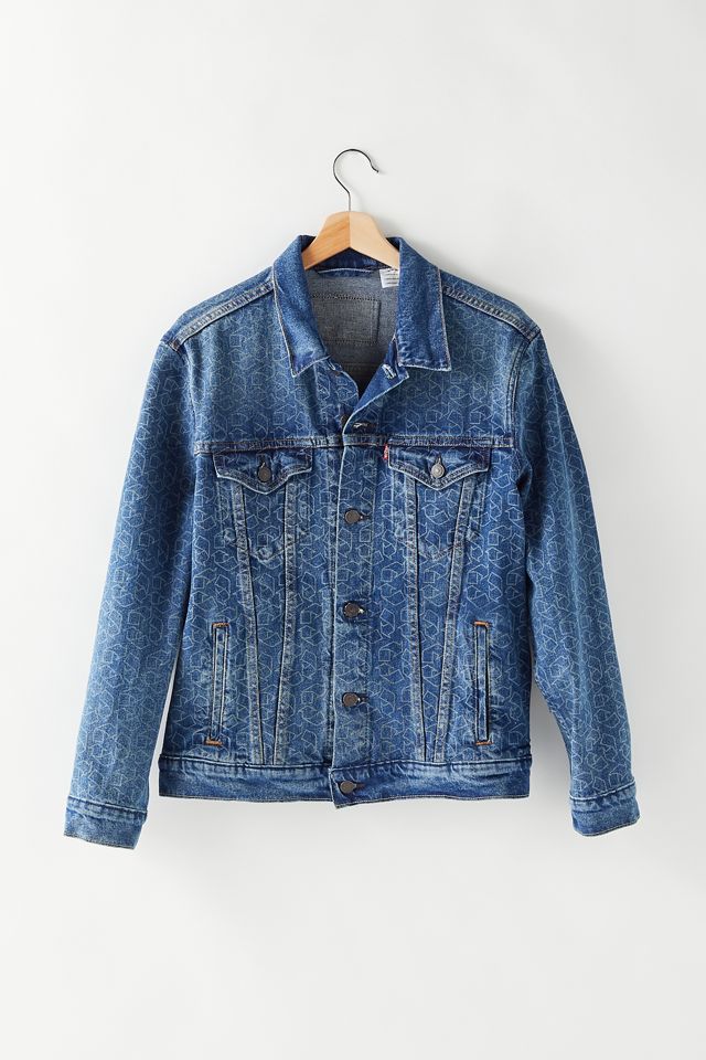 Denimcratic Vintage Levi’s Laser Engraved Denim Trucker Jacket | Urban ...