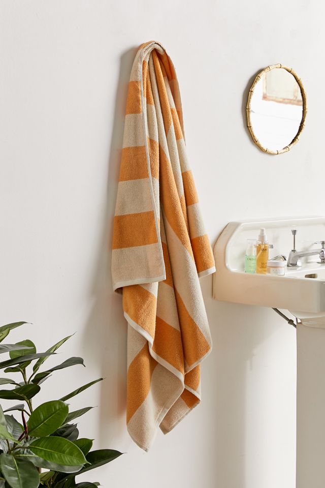 HAY Frotté Striped Bath Towel | Urban Outfitters