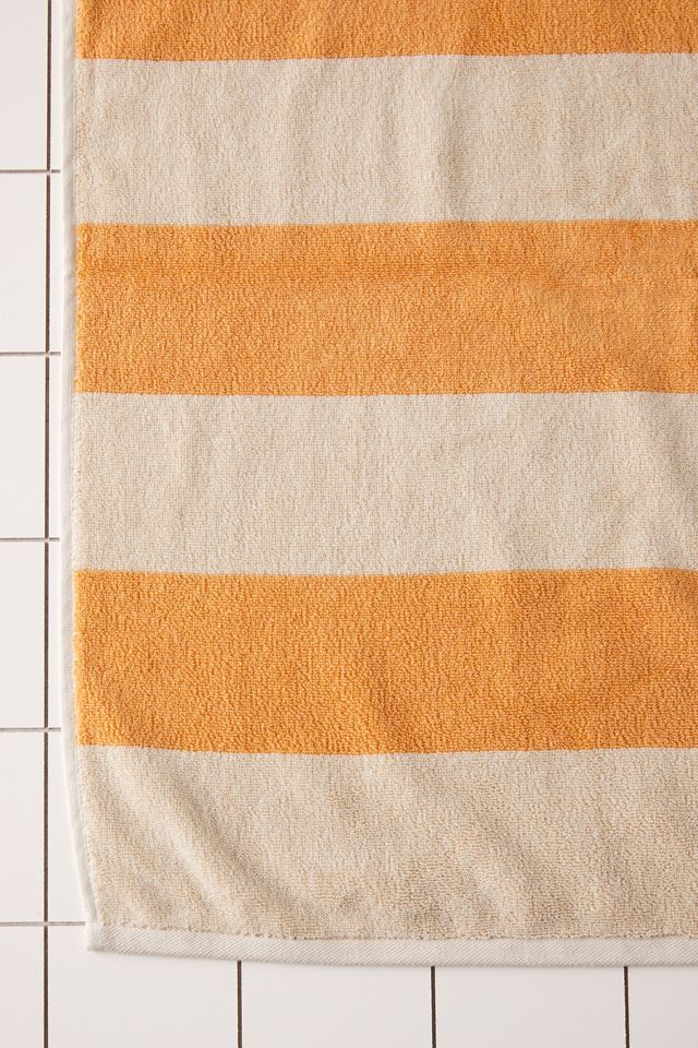 HAY Frotté Striped Bath Towel | Urban Outfitters