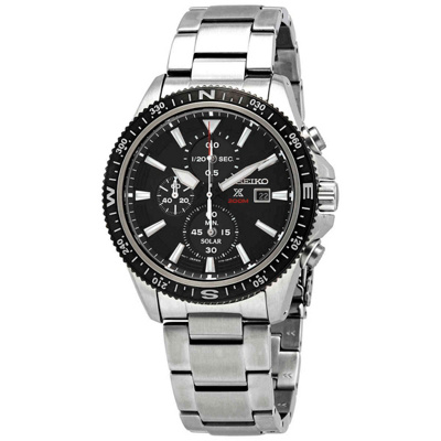 Seiko Prospex Solar Black Dial Men's Watch SSC705 | Urban Outfitters