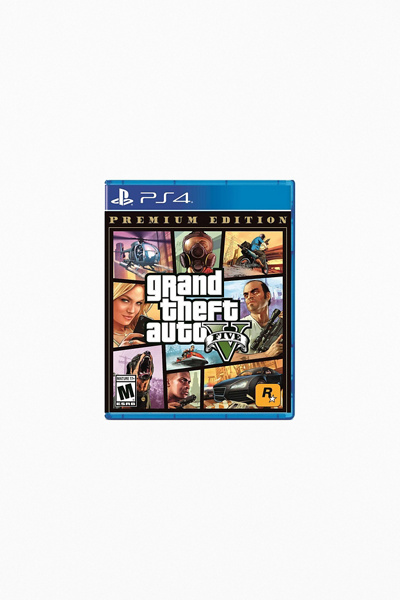 PlayStation 4 Grand Theft Auto V: Premium Online Edition Video Game ...