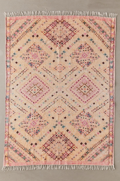 Sari Printed Chenille Rug | Urban Outfitters