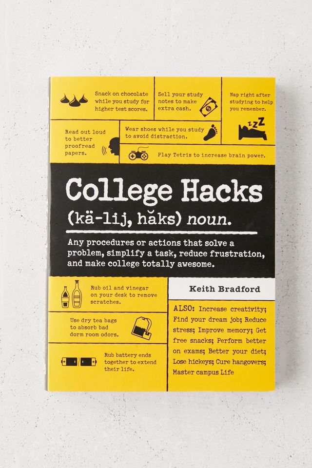 College Hacks By Keith Bradford | Urban Outfitters College Hacks By Keith Bradford | Urban Outfitters