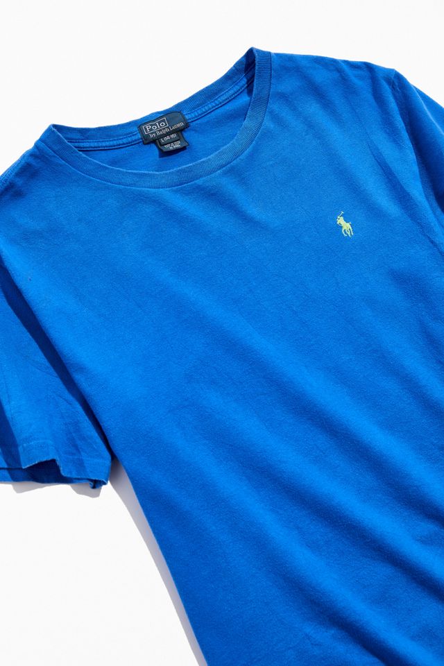 Vintage Polo Ralph Lauren Royal Blue Tee | Urban Outfitters