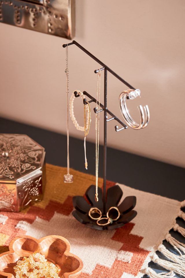 Floral Metal Jewelry Stand | Urban Outfitters