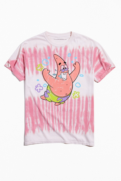 Patrick Star Outside The Lines Tie-Dye Tee | Urban Outfitters
