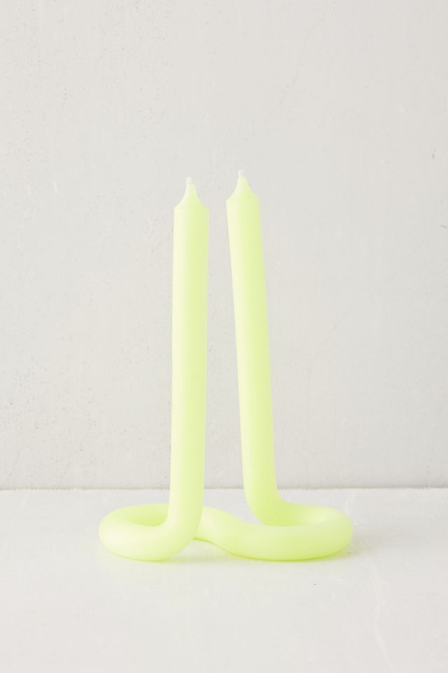 Lex Pott Twist Standing Taper Candle | Urban Outfitters