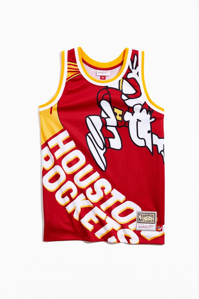 Mitchell & Ness Houston Rockets Basketball Jersey | Urban Outfitters Canada