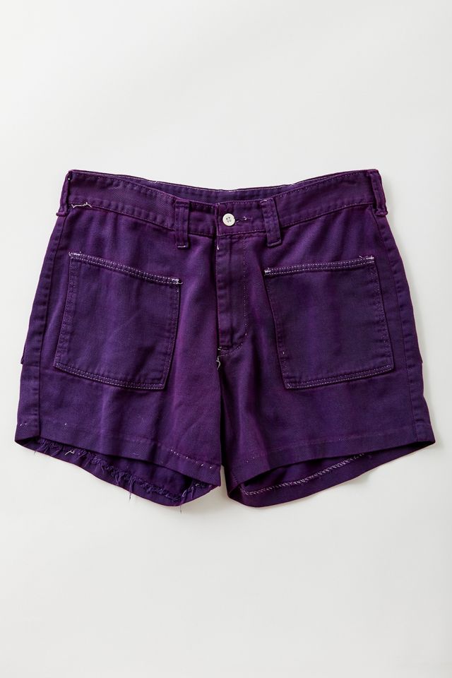 Vintage Purple Twill Short | Urban Outfitters