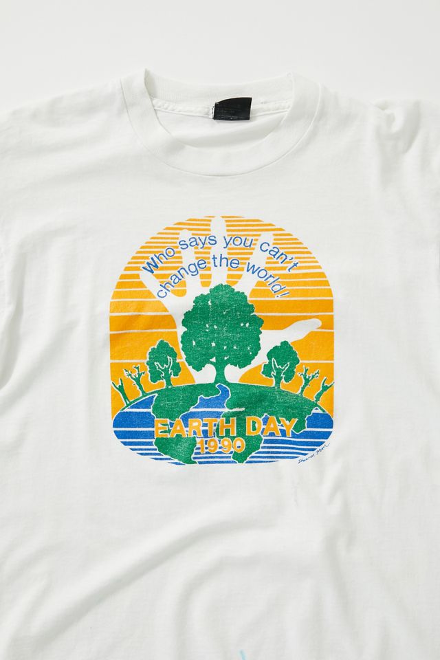 Vintage 1990 Earth Day Tee | Urban Outfitters