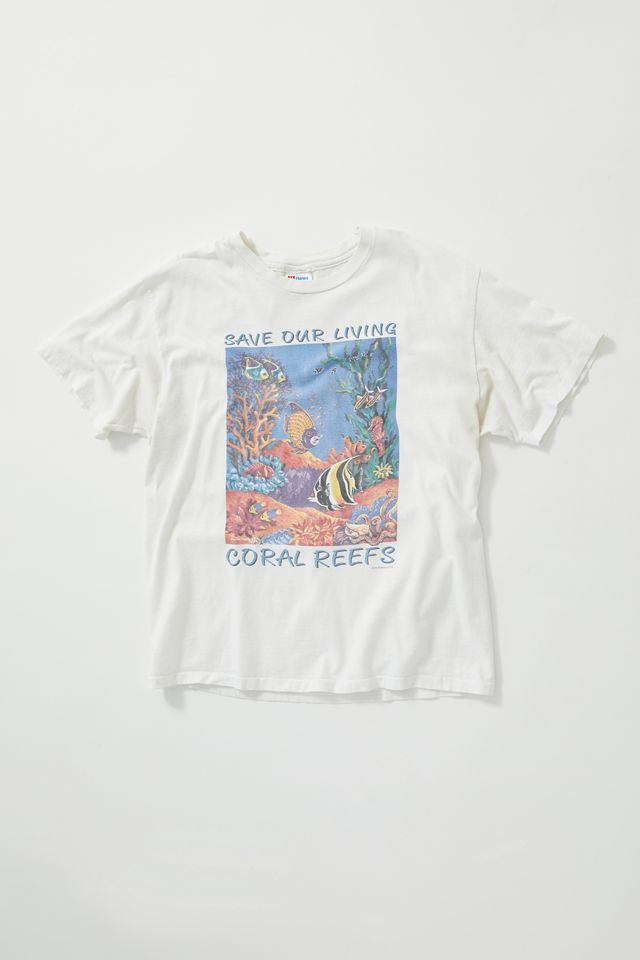 Vintage Coral Reef Tee | Urban Outfitters