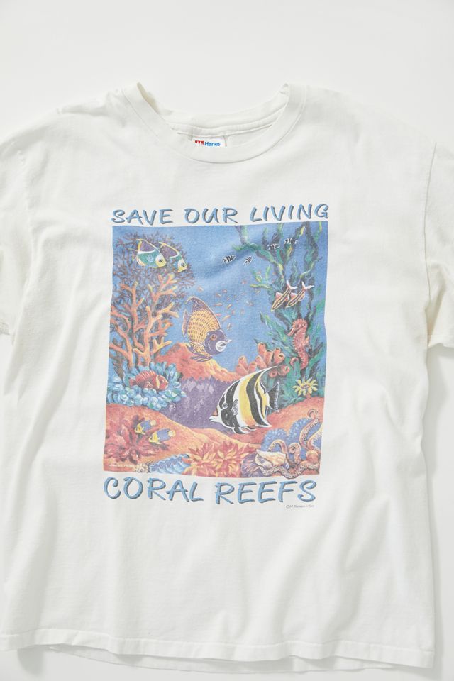 Vintage Coral Reef Tee | Urban Outfitters