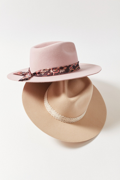 Ribbon Felt Panama Hat | Urban Outfitters