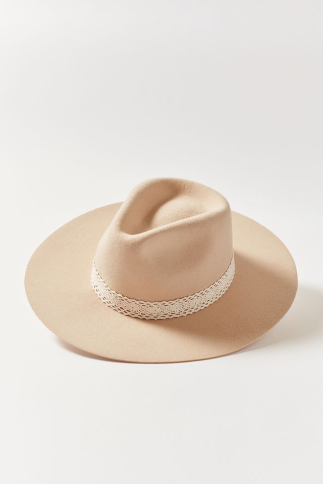 Ribbon Felt Panama Hat | Urban Outfitters
