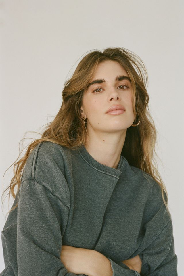 BDG Ash Crew Neck Cropped Sweatshirt | Urban Outfitters