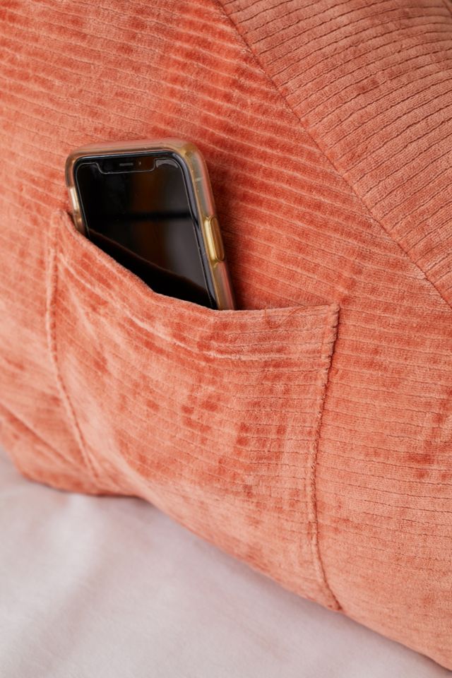 Ribbed Velour Boo Pillow | Urban Outfitters