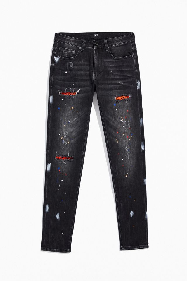 ZGY Patchwork Skinny Jean | Urban Outfitters