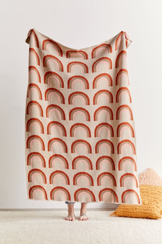 Happy Habitat By Karrie Dean Toto Pastel Knit Throw Blanket | Urban ...