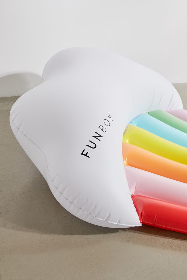 FUNBOY Rainbow Cloud Lounger Pool Float | Urban Outfitters Canada