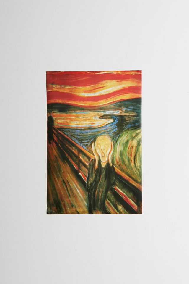 Edvard Munch The Scream Poster | Urban Outfitters Canada