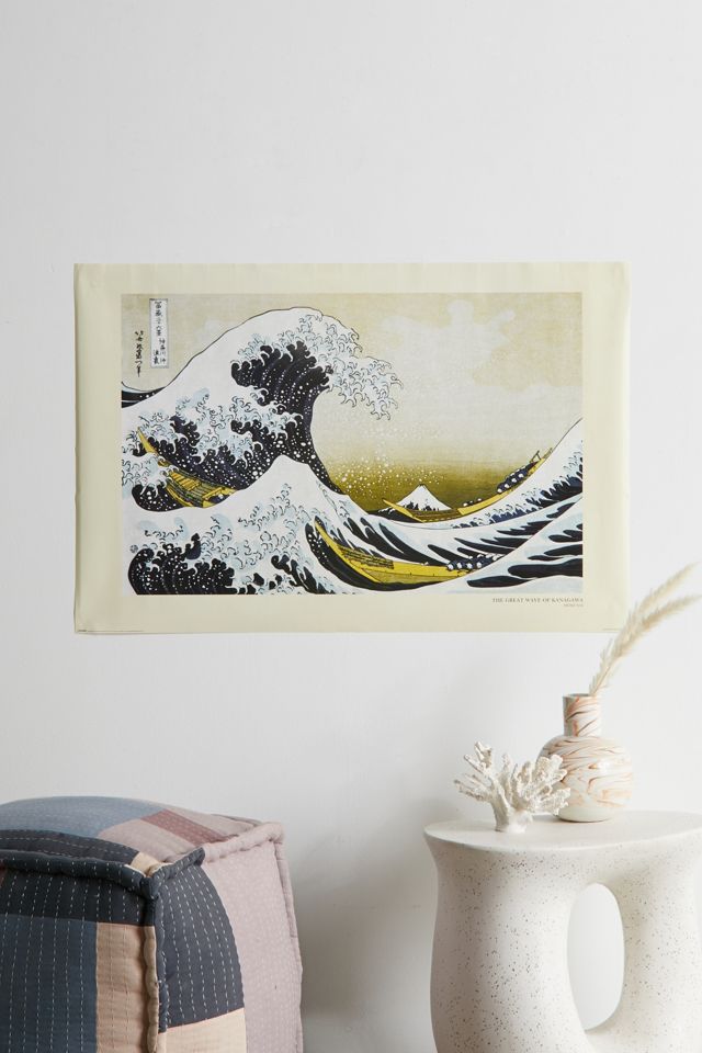 Hokusai The Great Wave Off Kanagawa Poster | Urban Outfitters