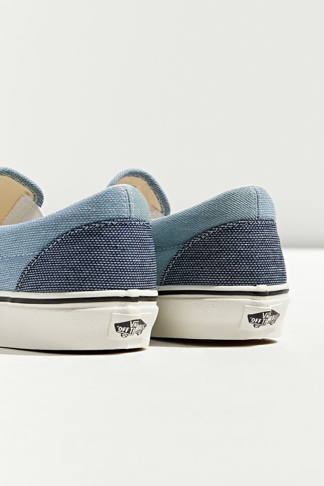 Vans Denim Patchwork Slip-On Sneaker | Urban Outfitters