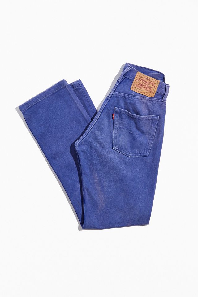 Vintage Levi’s 501 Overdyed Violet Jean | Urban Outfitters Canada