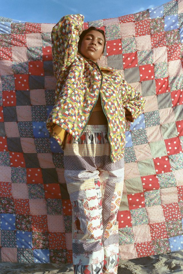 THE SERIES Patchwork Puffer Jacket | Urban Outfitters