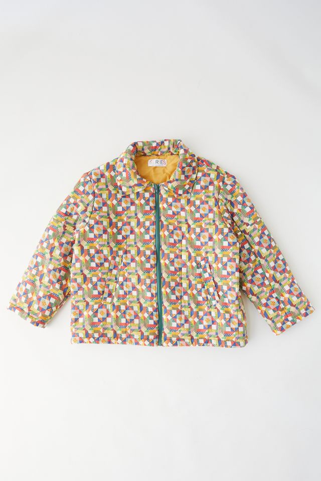 THE SERIES Patchwork Puffer Jacket | Urban Outfitters