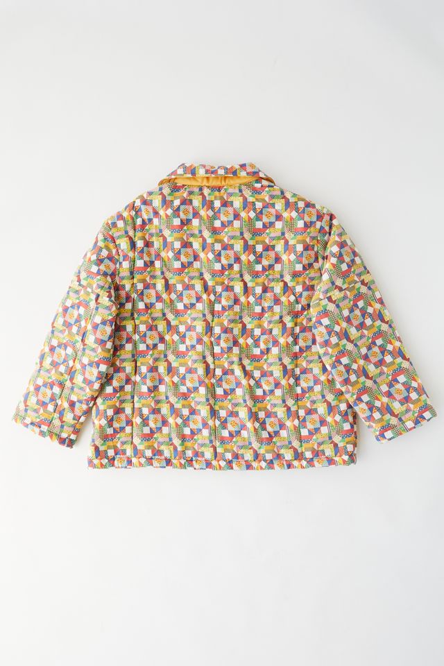 THE SERIES Patchwork Puffer Jacket | Urban Outfitters