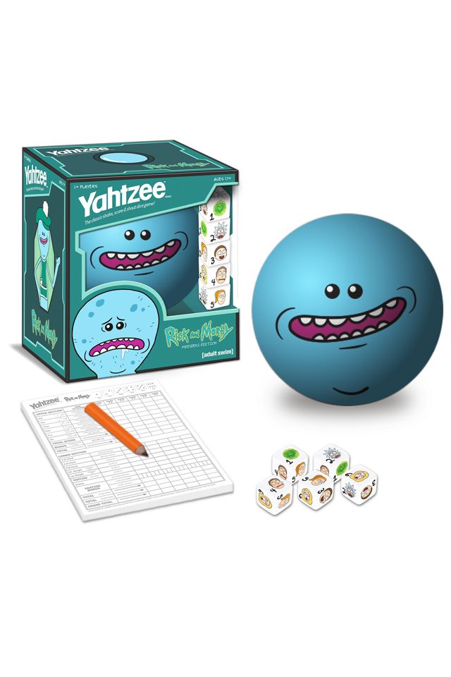 Rick And Morty Meeseeks Edition Yahtzee Game | Urban Outfitters
