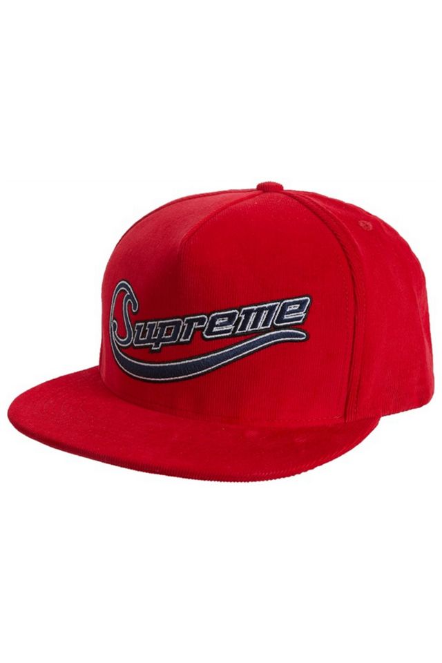 Supreme Metallic Logo Corduroy 5-Panel | Urban Outfitters