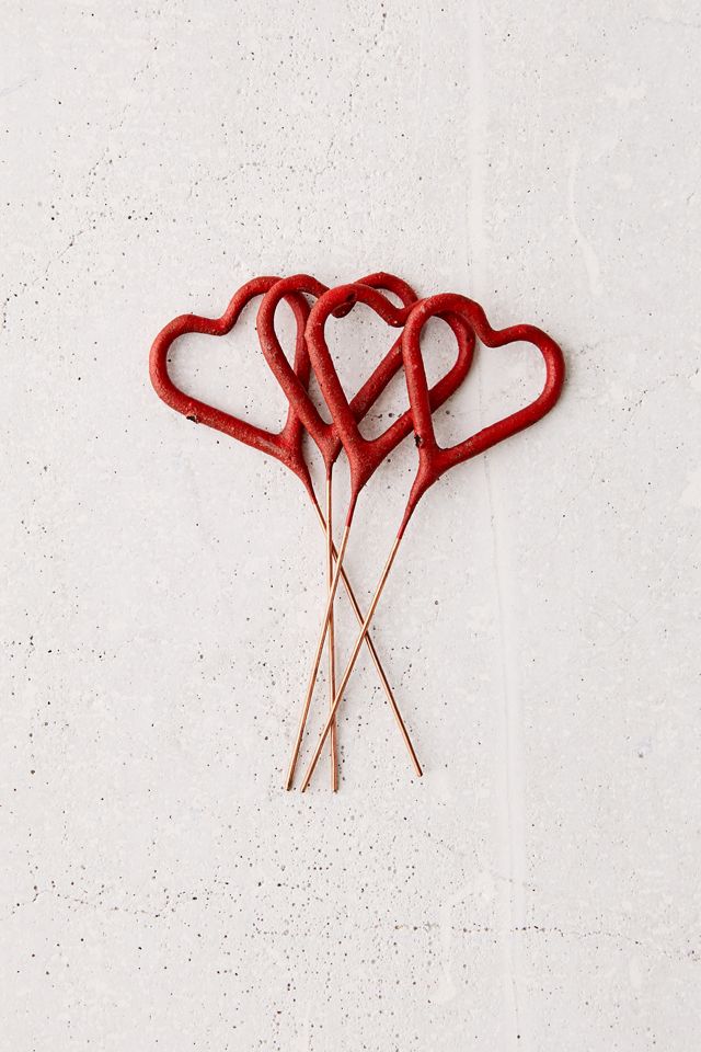 Mini Heart Sparkler Set | Urban Outfitters