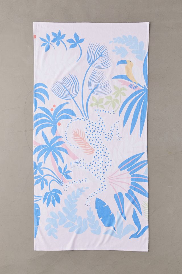 Megan Galante For Deny Rainforest Leopard Beach Towel | Urban Outfitters