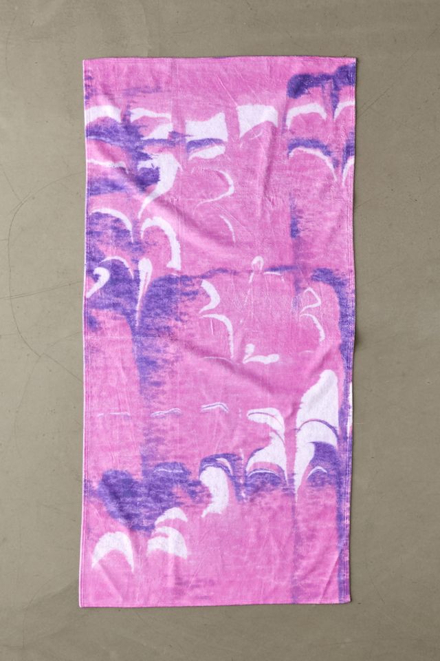 sunshinecanteen For Deny Marble Tie-Dye Beach Towel | Urban Outfitters