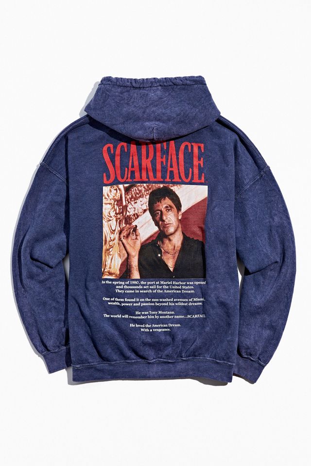 Scarface Mineralized Hoodie Sweatshirt | Urban Outfitters
