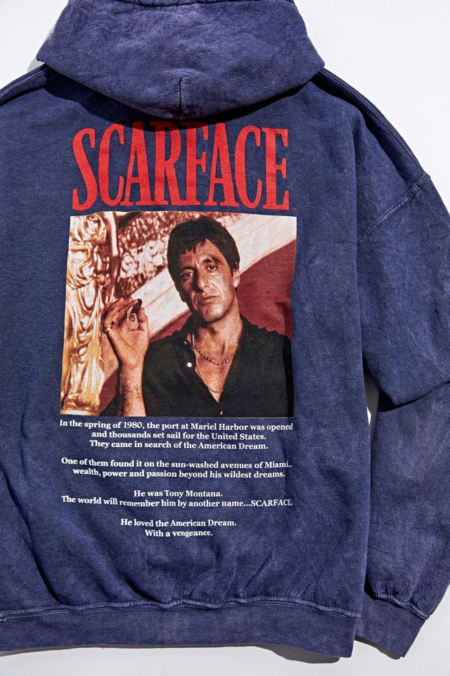 Scarface Mineralized Hoodie Sweatshirt | Urban Outfitters
