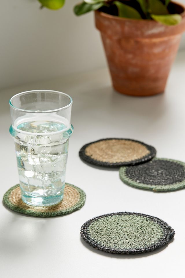 Seagrass Coaster Set | Urban Outfitters